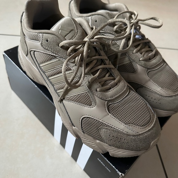 adidas | Shoes | Adidas Tan Retro Sneakers With Chunky Silhouette ...